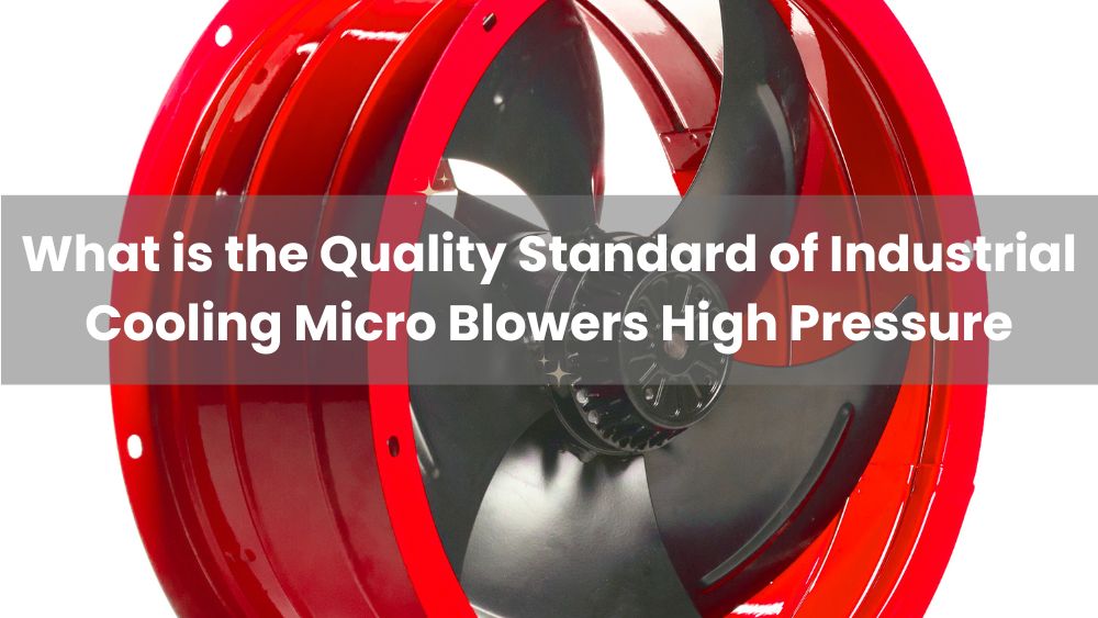 What is the Quality Standard of Industrial Cooling Micro Blowers High ...